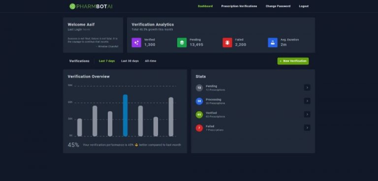 PharmBot AI Prescription Verification – Safe & Accurate